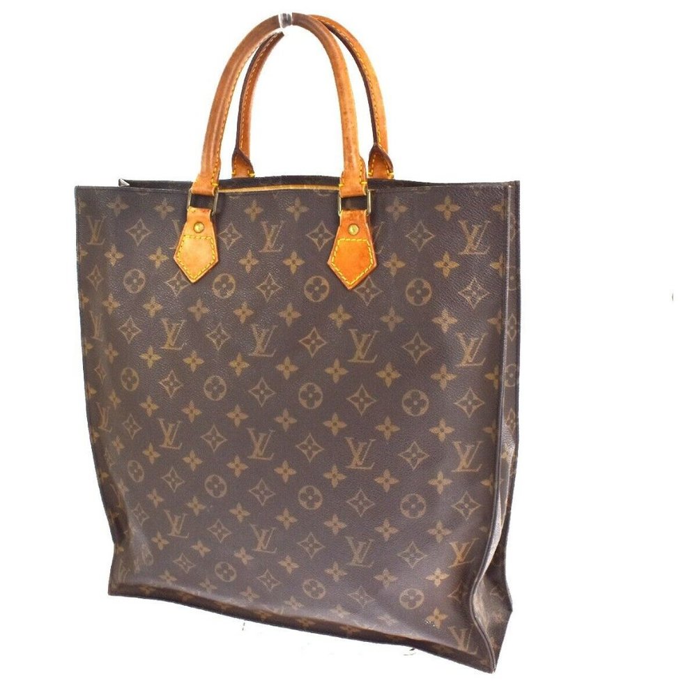 Authentic Louis Vuitton Logo Sac Plat Hand Tote Bag M… - Gem